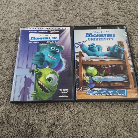 Media | Monsters Incmonsters University Dvd Lot | Poshmark